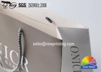 China Lamination 250GSM Art Paper Customizable Clothing Shop Paper Bag for sale