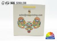 China Matte Laminate Shopping Gift Packaging White Kraft Paper Bag for sale