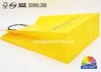 China Varnishing White Craft Custom Paper Shopping Bags With Pantone Color Printing for sale