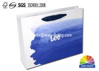China Upscaled 200g Coated Custom Paper Shopping Bags For Clothes Apparel for sale