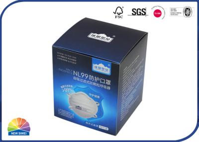 China Protective Mask OEM ODM Folding Carton Box Sedex SGS Approved Long Life for sale