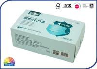 China Face Mask Packaging Folding Carton Box OEM SGS Sedex Passed Uv Coating Finish for sale