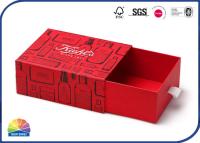 China Grey Cardboard Matte Lamination 2.5mm Drawer Paper Box for sale