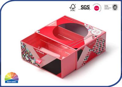 China Clear Window Perfume Rigid Offset Printing Drawer Paper Box for sale