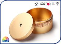 China Ribbon Decorated Cosmetic Cardboard Packaging Tubes for sale