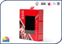 China Custom Made Sliding Cardboard Box With Window for sale