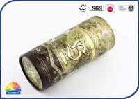 China Printed Cardboard Round Box Paper Cans / Custom Paper Packaging Tube for sale