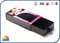 China Glossy Lamination 4c Print Eyelash Drawer Gift Box With Window for sale
