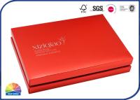China Skincare Reverse UV Printing 3 Piece Rigid Neck Box for sale