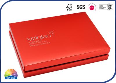 China Skincare Reverse UV Printing 3 Piece Rigid Neck Box for sale