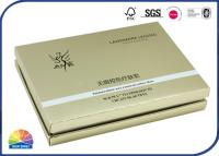 China Gold Foil Paper 3 Piece Setup Rigid Shoulder Box for sale