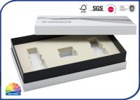 China Textured Paper Rigid Shoulder Box With Foam Insert for sale