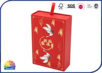 China Ribbon Handle Lipstick Cardboard Drawer Paper Box for sale