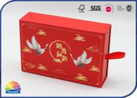 China Ribbon Handle Lipstick Cardboard Drawer Paper Box for sale