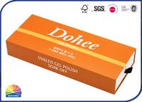 China Matte Lamination Gel Polish Makeup Drawers Paper Matchbox for sale