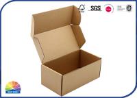 China Logo Printed E Flute Kraft Paper Corrugated Mailer Box for sale