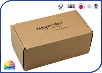 China Logo Printed E Flute Kraft Paper Corrugated Mailer Box for sale