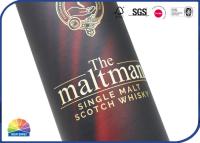 China Whisky Wine Paper Cylinder Packaging Boxes Cardboard Roll Packaging for sale
