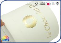 China Cylinder Gold Stamping Chocolate Cardboard Paper Tube for sale