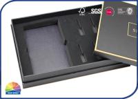 China Skincare Rigid Setup Foam Inserts Shoulder Cardboard Box for sale