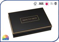 China Skincare Rigid Setup Foam Inserts Shoulder Cardboard Box for sale