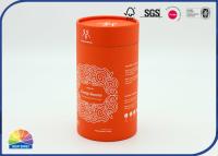 China Kraft Packing Paper Tube Container Aluminum Foil Inside For Food for sale