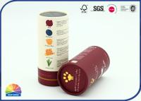 China Aluminum Foil Pet Food Packaging Food Use Paper Cylinder Tube for sale