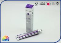 China Eye Cream Packaging Folding Box Silver Paper Reverse Uv Coating for sale