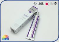 China Eye Cream Packaging Folding Box Silver Paper Reverse Uv Coating for sale