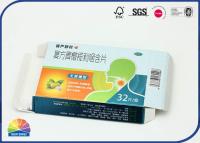 China Silver Cardboard Medicine Packing Tablets Folding Box for sale