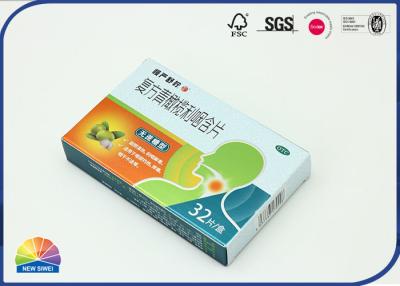 China SGS Cardboard CMYK Print Medical Folding Carton Box for sale