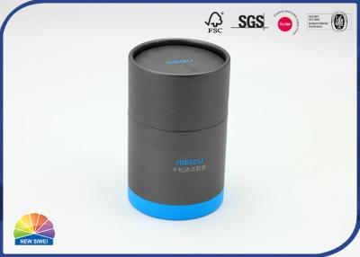 China Electronics Product Packaging Black Paper Tube Matte Lamination for sale
