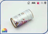 China Matte Lamination Custom Print Syrup Paper Packaging Tube for sale