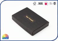 China Custom Logo Black Print E-Flute Corrugated Mailer Box for sale