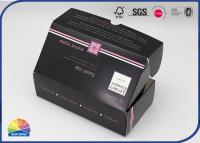 China Hair Care Products Packaging 4c UV Print Rectangle Folding Mail Box for sale