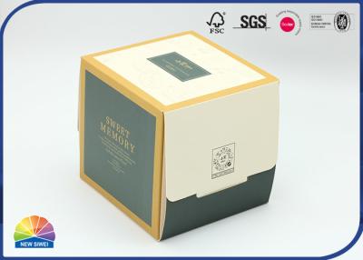 China Bakery Birthday Cake Packaging Folding Square Box for sale