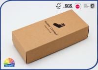 China 1c Print Rectangle Kraft Gift Box For Cotton Socks Packaging for sale