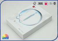 China Cosmetic Essence Packaging Hinged Lid Cardboard Box C1S Paper Insert for sale