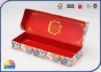 China 4c Print Glossy Lamination Packaging Folding Box For Pen Candle for sale