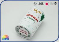 China Full Color Print Matte Lamination Gift Paper Tubes Christmas Gift Box for sale