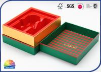 China Texture Embossed Rigid Shoulder Gift Box With PP Plastic Tray for sale