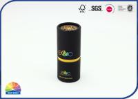 China Spot Uv Lid Paper Packaging Round Container Soft Touch Lamination for sale