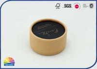 China Two Pieces Brown Kraft Paper Packaging Tube Packing Jewelry for sale