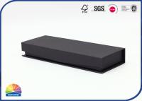 China Black Printing Custom Shape Cardboard Paper Box Hinge Lid Box for sale