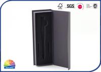 China Black Printing Custom Shape Cardboard Paper Box Hinge Lid Box for sale