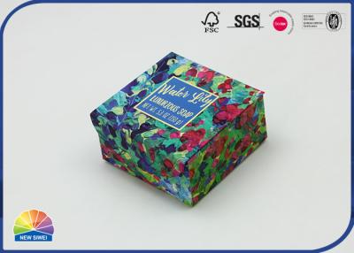 China Luxurious Soap Packaging Hinged Lid Gift Box Custom Print for sale