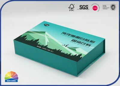 China Magnetic Closure Higed Lid Present Box 350gsm C1S Paper Insert for sale