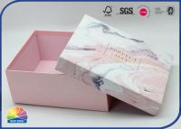 China 1200gsm Grey Cardboard Biodegradable Pink Paper Gift Rigid Box for sale