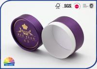 China Essential Oil Violet Reusable Eco Friendly Paper Tube Packaging for sale