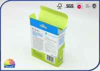 China Medication Packaging Printed Folding Carton Box Reverse Uv Coating for sale